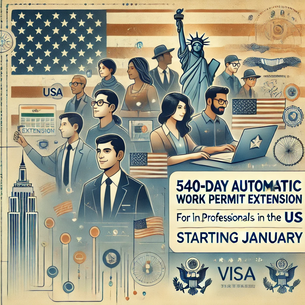 Indians In the US to get Automatic Work Permit Extension – www.trencher.ai